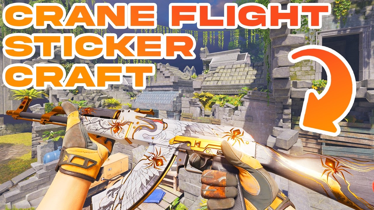 AK-47 | Crane Flight (CS2 Sticker Crafts) - YouTube