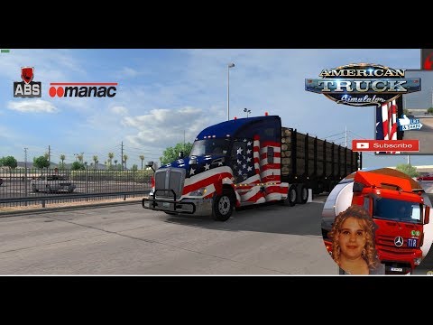 American Truck Simulator (1.31) Manac 4 Axis Log Trailer Cables Ready 1.31.x + DLC's & Mods