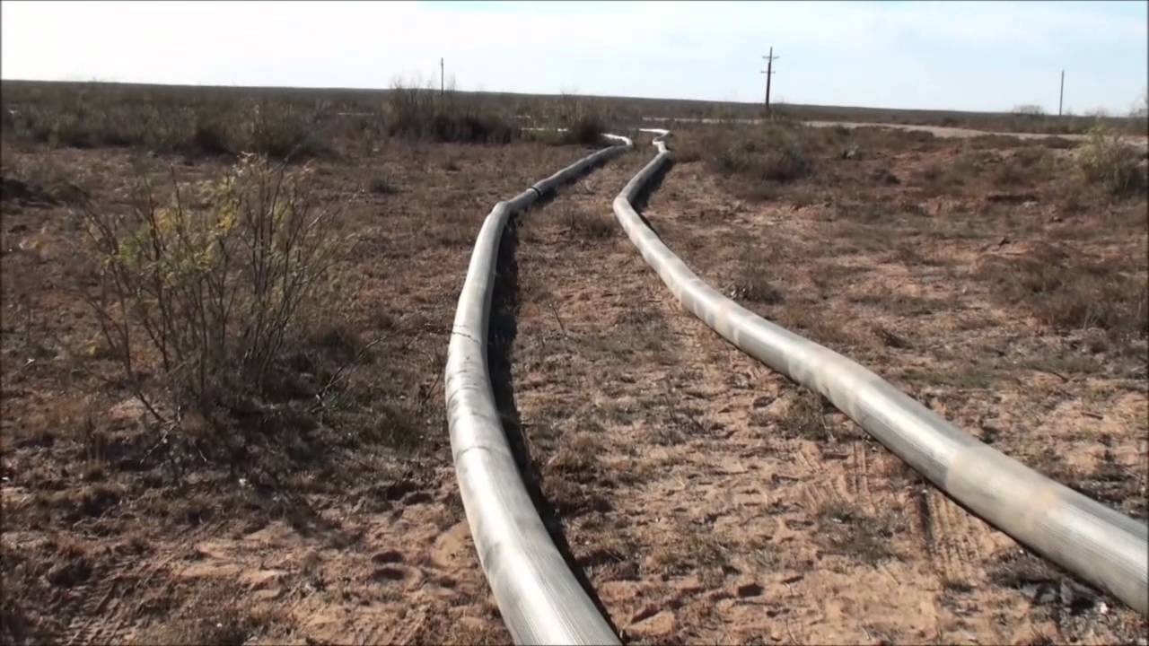 Milford Fast Frac - Lay-Flat Hose Demonstration - YouTube