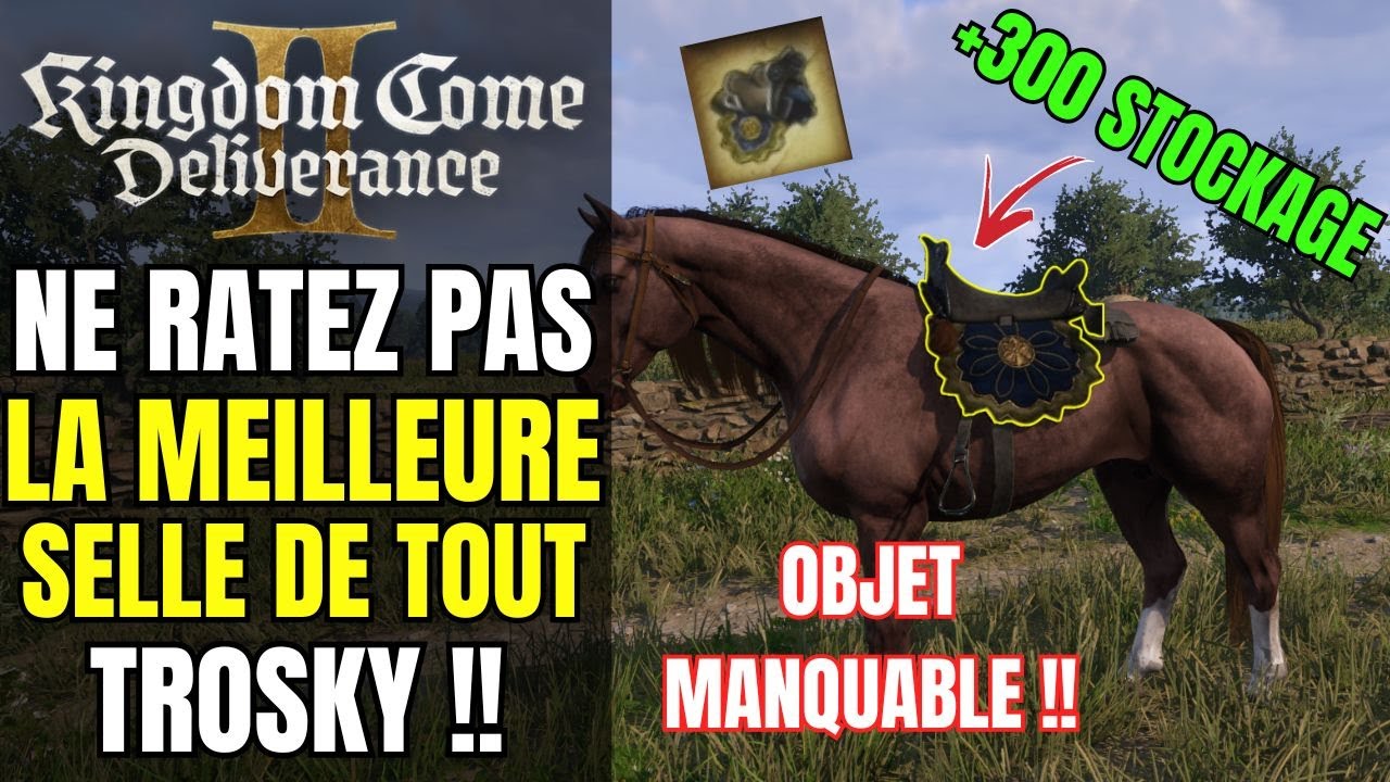 NE RATEZ PAS LA MEILLEURE SELLE POUR CHEVAL DANS KINGDOM COME ...