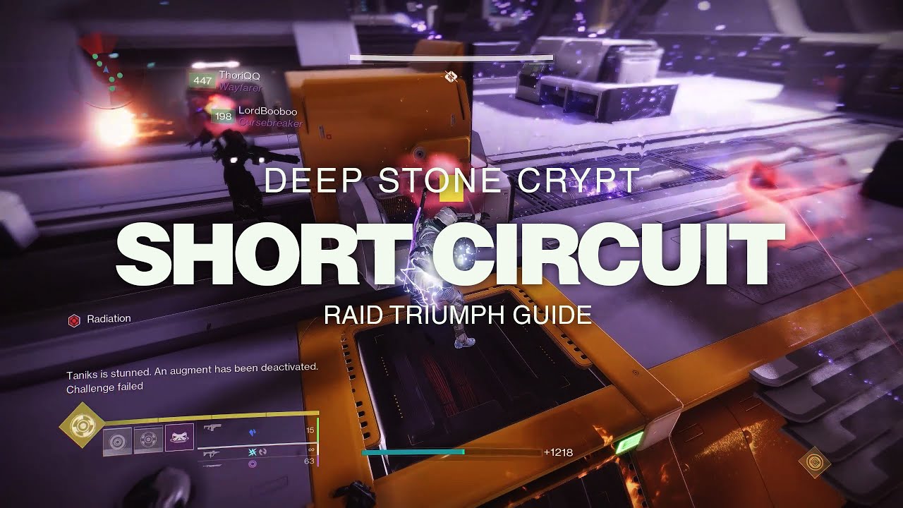 COMPLETE Short Circuit Triumph - Deep Stone Crypt Raid Guide - YouTube