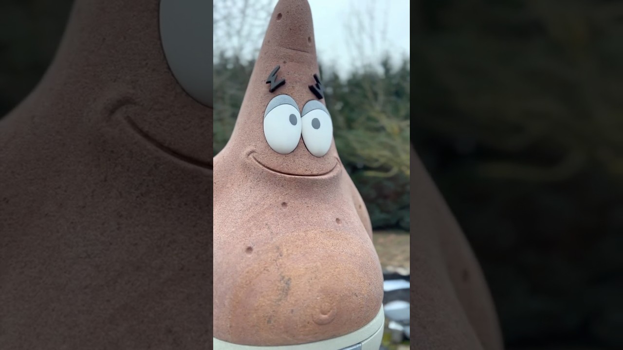 Patrick Star made out of stone - YouTube