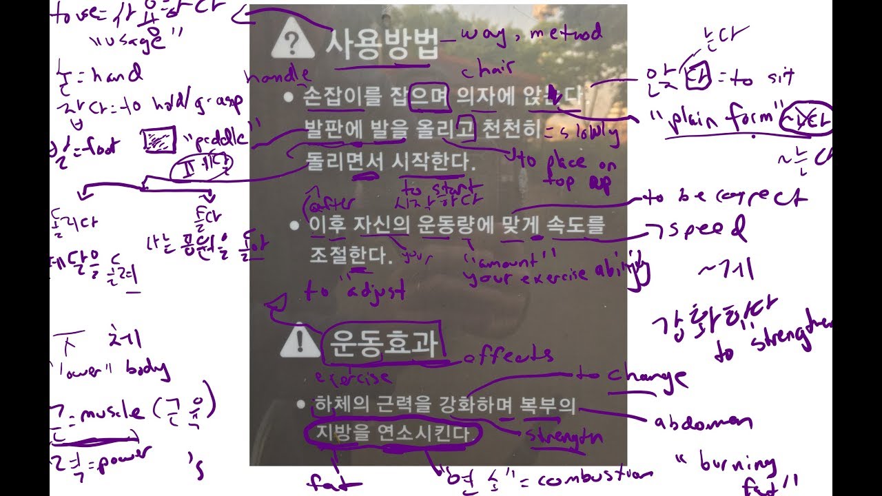Korean Sign Explanation 14: How to Use this Machine (사용방법) - YouTube
