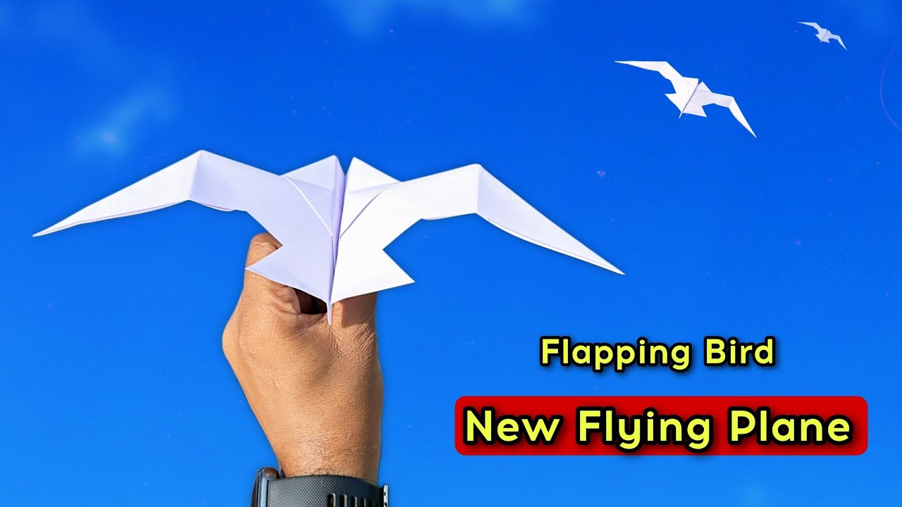 new flapping bird plane, flying birs airplane, how to make bird plane ...