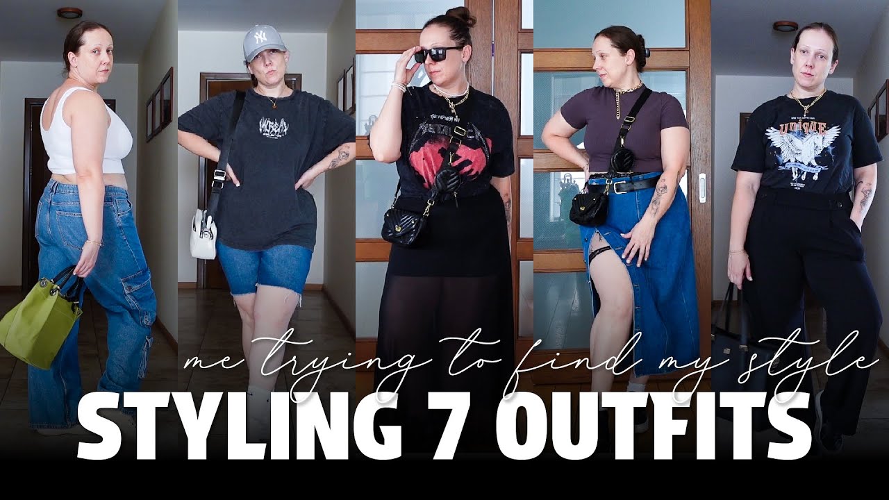 Styling 7 outfits. Part 4 - the finale. Me trying to find my style ...