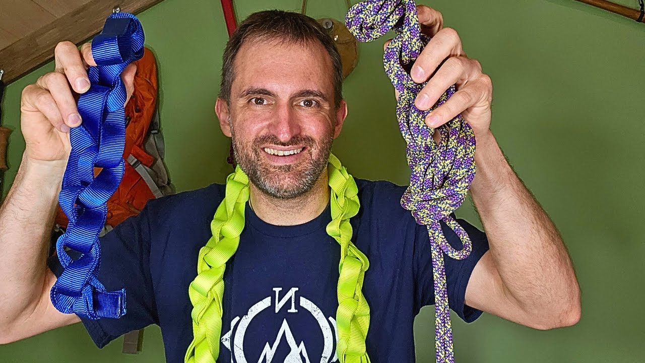 Master the daisy chain with webbing & rope. - YouTube