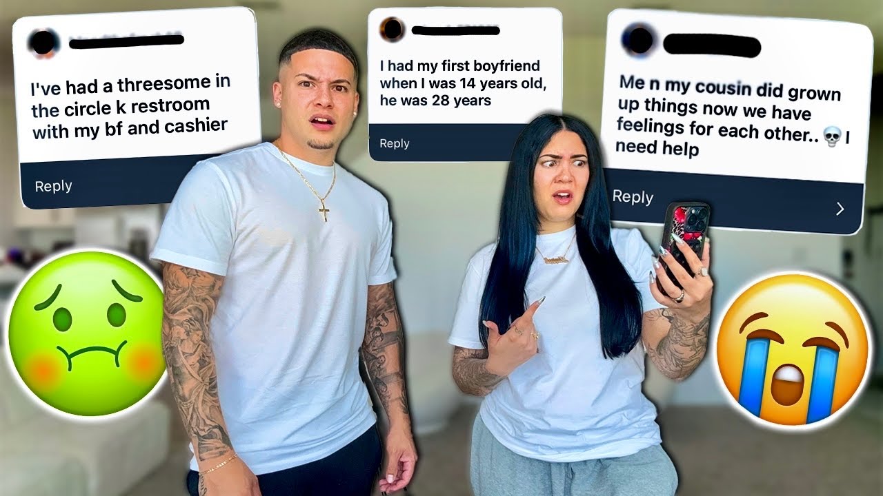 Reacting To Your CRAZIEST Confessions!! - YouTube