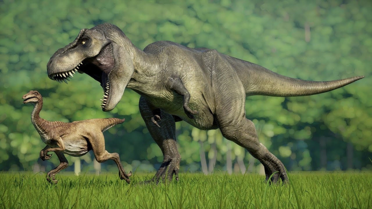 T-Rex Ambush scene - Jurassic World Evolution. - YouTube