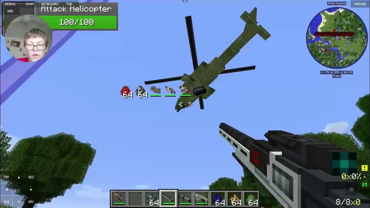 TECH GUNS MOD IN MINECRAFT SHOWCASE - YouTube