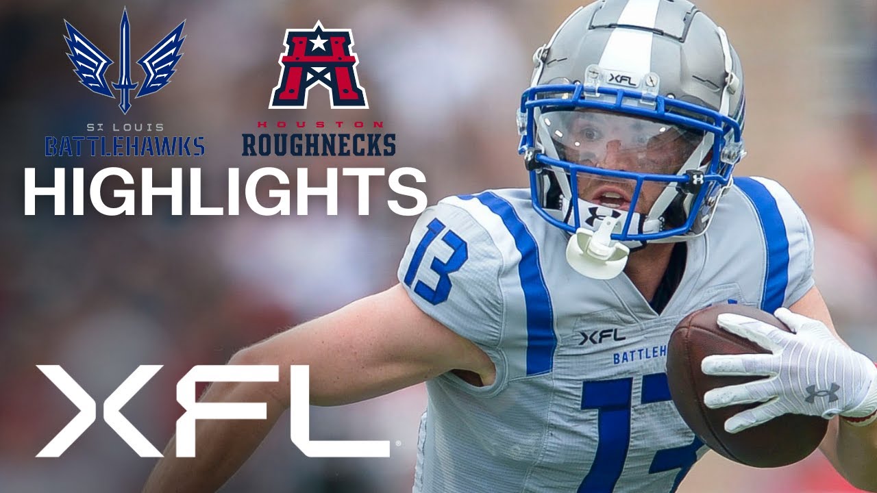 XFL: St. Louis Battlehawks vs. Houston Roughnecks Full Game Highlights ...