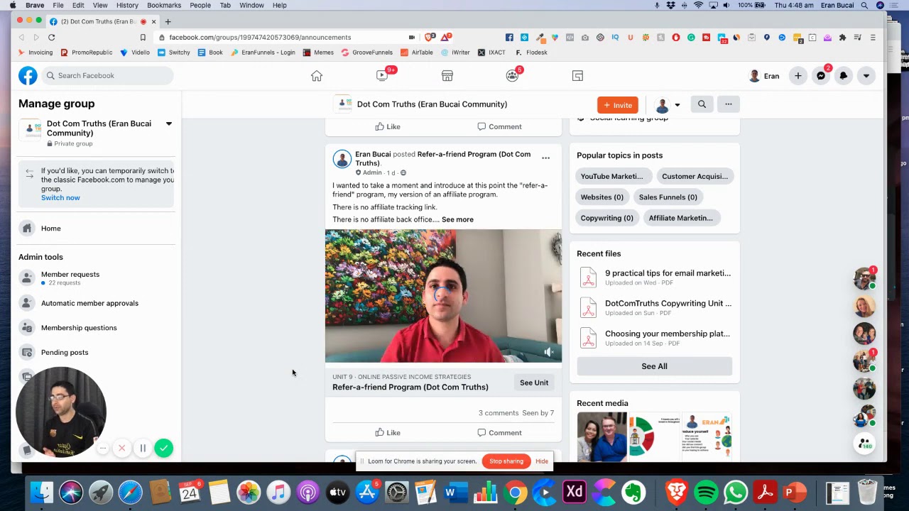 Getting started in the Dot Com Truths Facebook Group (for approvals ...
