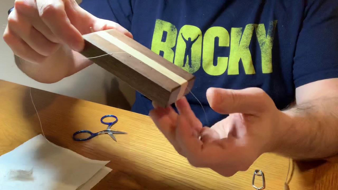 Using a Clark spinning block - Flymph - YouTube