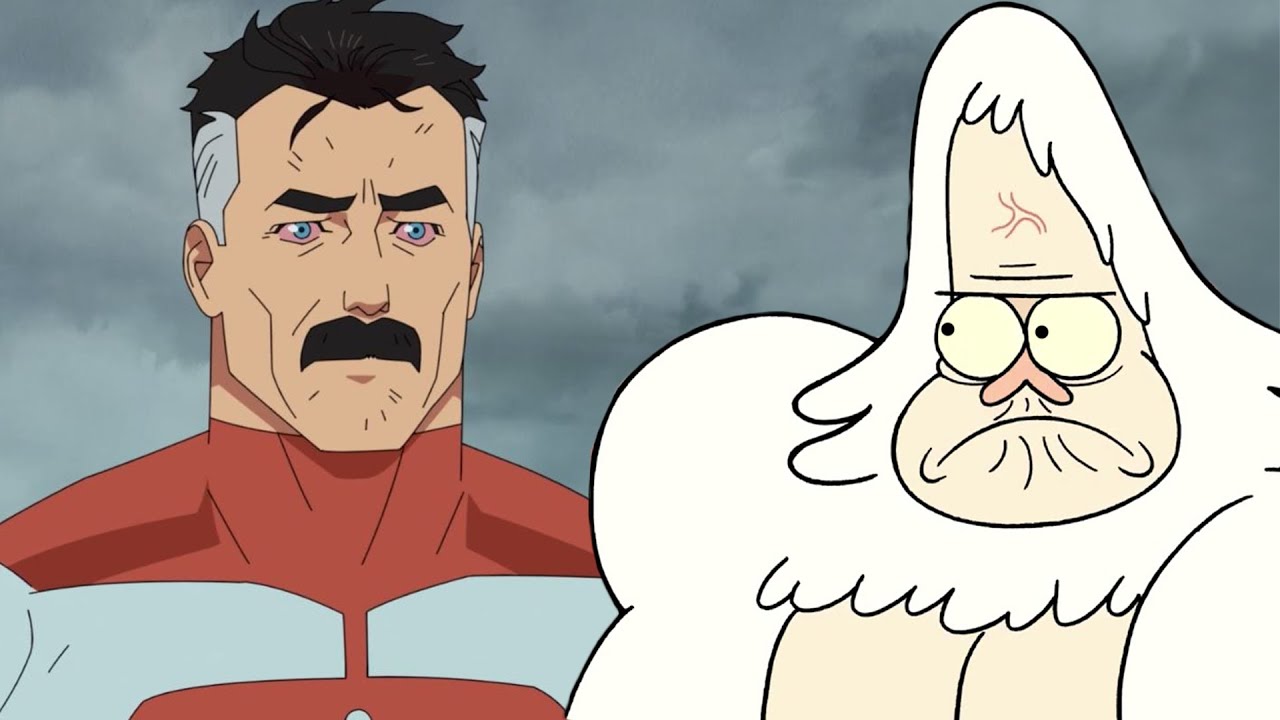 Omni-Man vs Regular Show Workers - YouTube