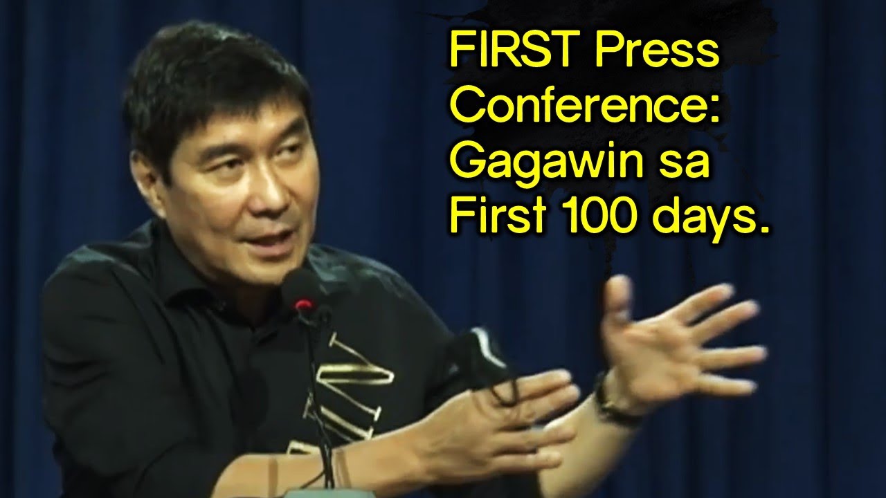 Sen. Raffy Tulfo FIRST press conference: FIRST 100 DAYS! - YouTube
