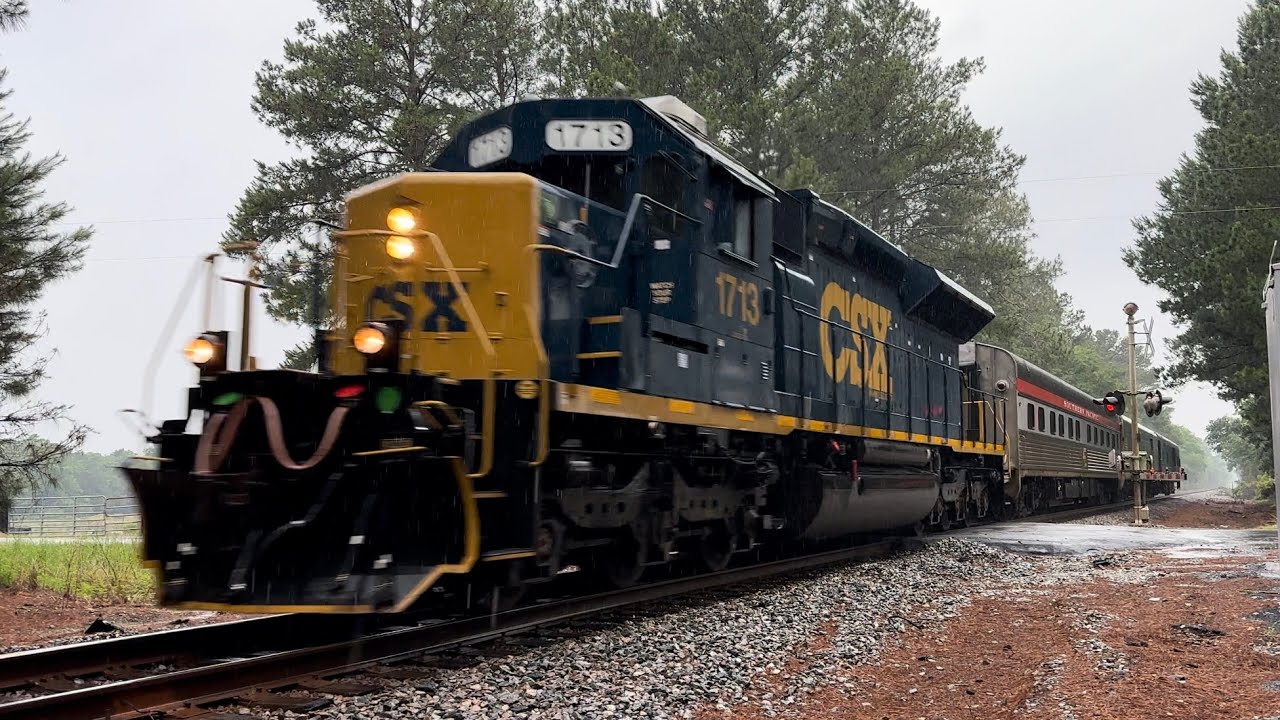 CSX 1713 leading Geo train | Douglas Ga | May 13, 2024 - YouTube