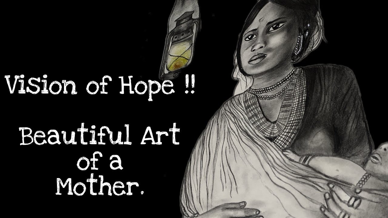Vision of Hope || The MOTHER ️ drawing || Beautiful Artwork by graphite ...