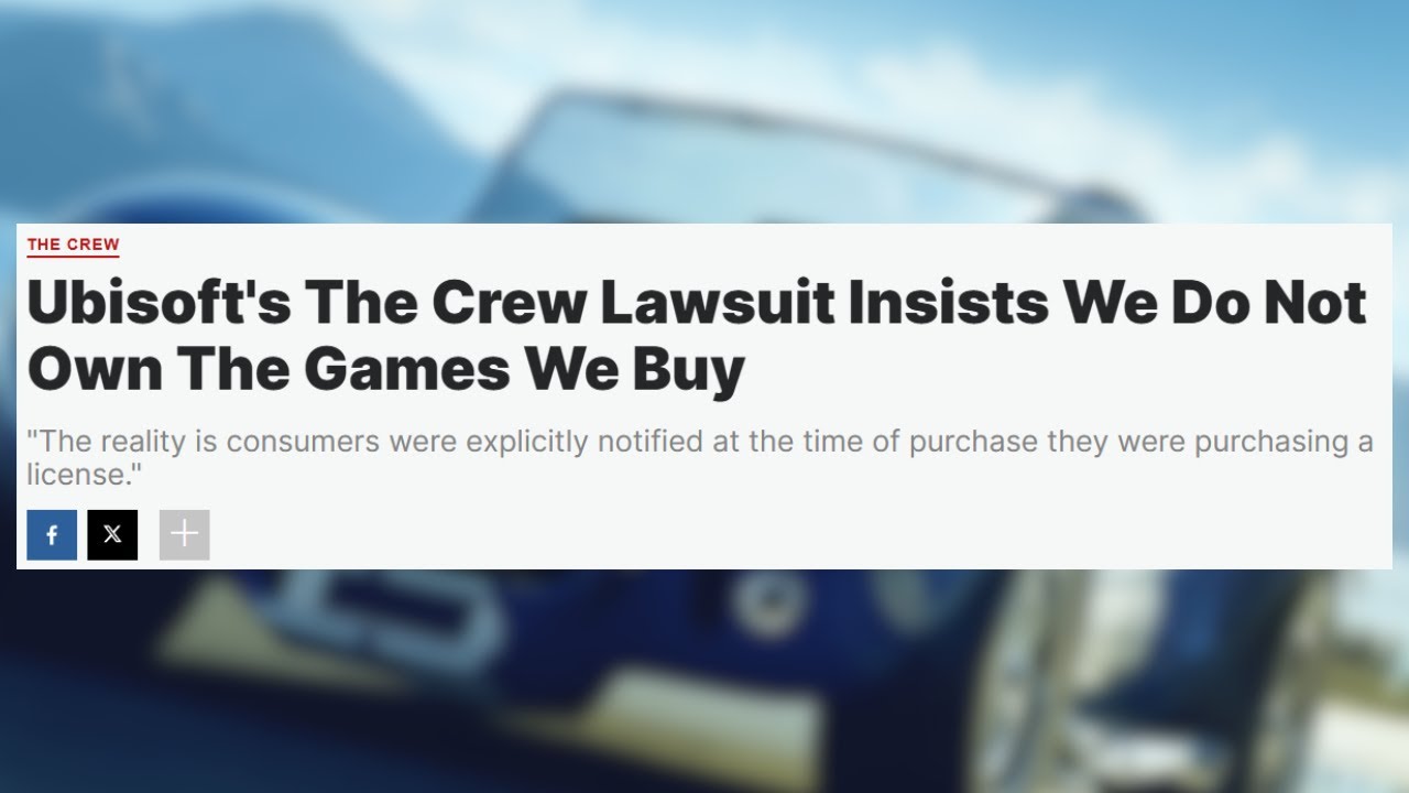 Ubisoft is Getting SUED - YouTube
