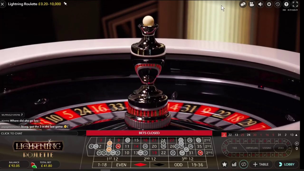 Lighting Roulette 500£ Quick! - YouTube