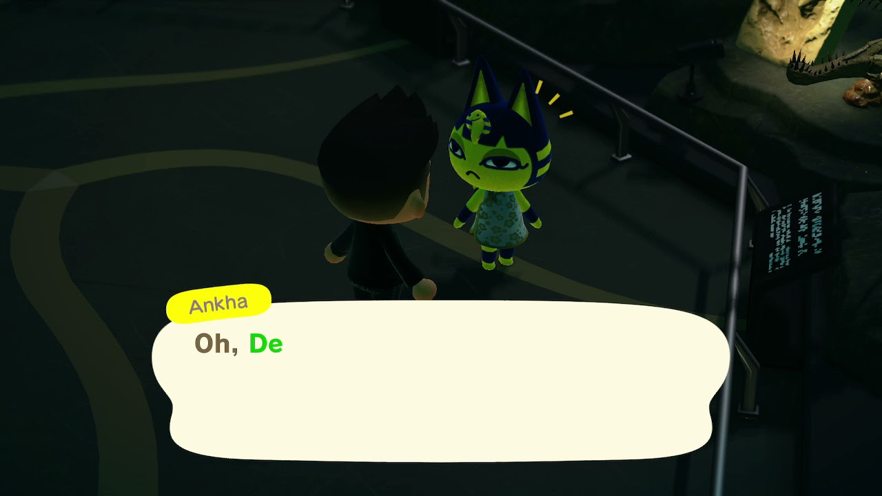 Ankha on dinosaur poop - YouTube