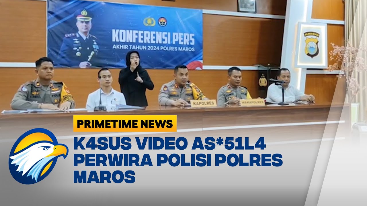 Viral! Video 4svsil4 Perwira Polisi di Maros - [Primetime News] - YouTube
