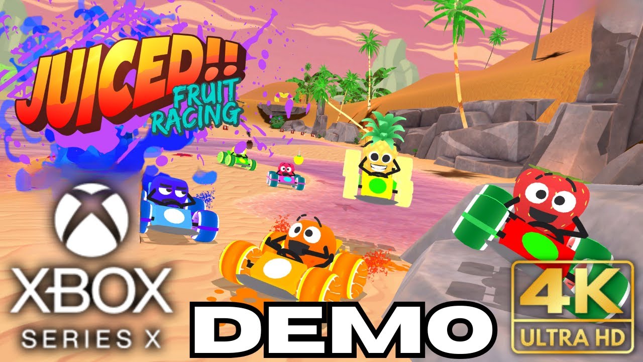 Juiced Fruit Racing Demo Gameplay | Xbox Series X |S | 4K HDR | No ...