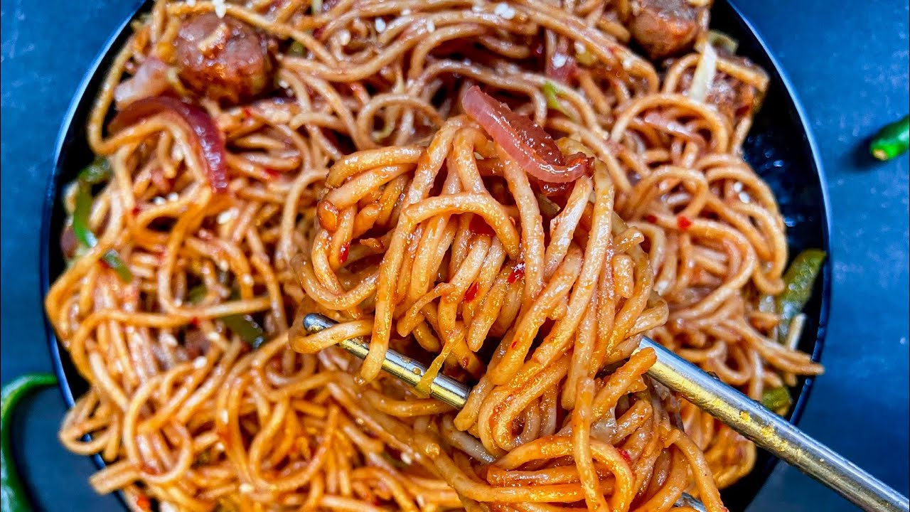Singapuri noodles|veg singapuri chowmein recipe|singapuri chowmein ...