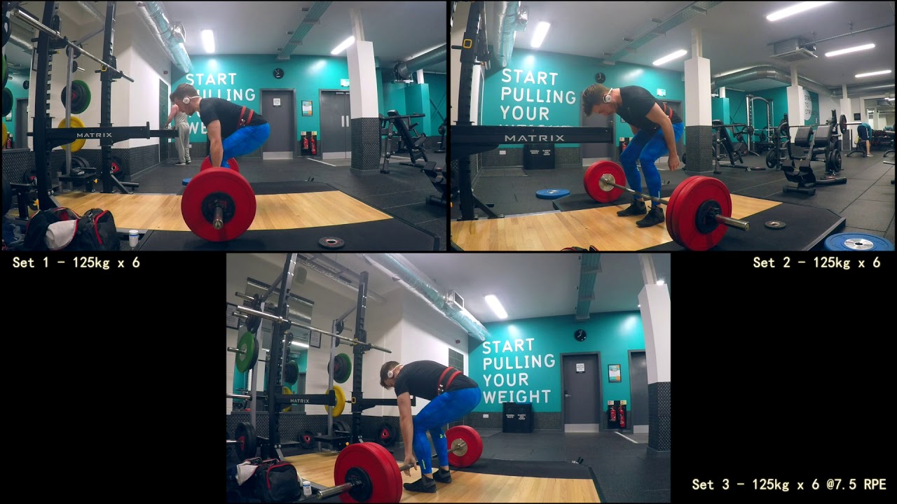 M6-W3-W3 | Volume Block | High Rep Squats, Technique Bench & Deadlifts - YouTube