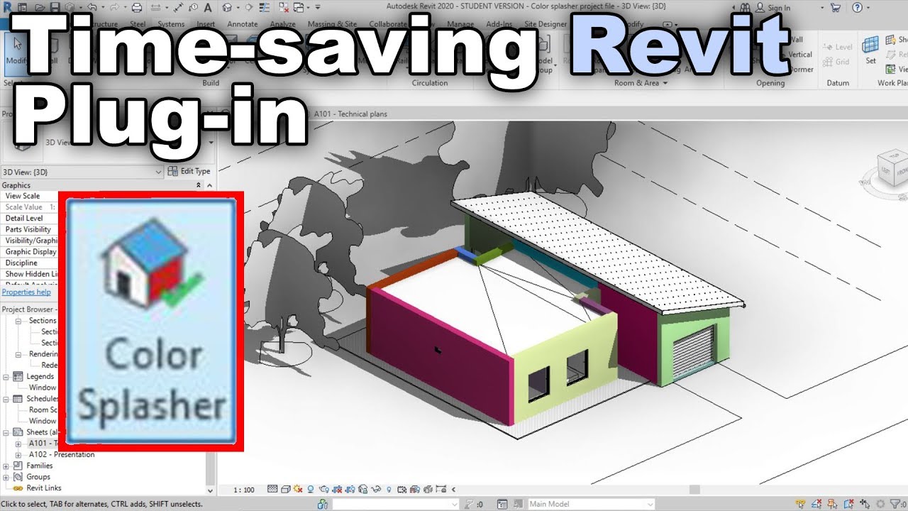 Color Splasher in Revit Tutorial - YouTube