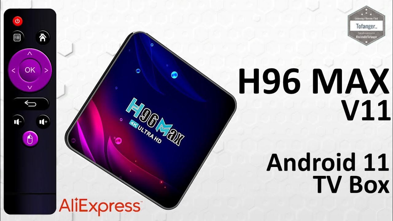 H96 MAX V11 Android Box TV - 4GB Ram & 64GB Rom - Android 11 - RK3318 ...
