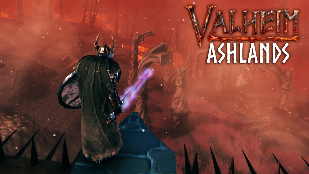 Assaulting Another Charred Fortress - Valheim Ashlands - YouTube
