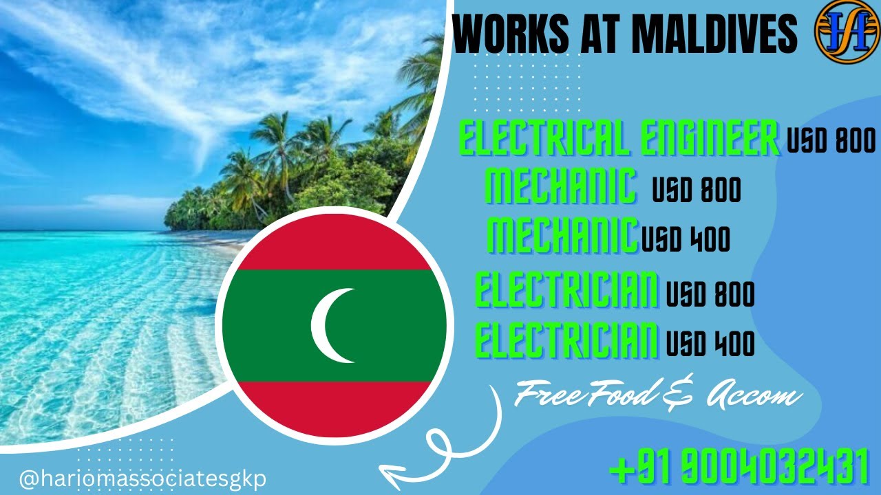 Maldives Work Visa 2024 || Maldives Work Visa For Indian || Maldives ...