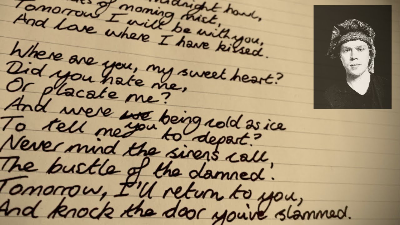 'Tomorrow, I Will' by Arthur L Wood - Original Poem - YouTube