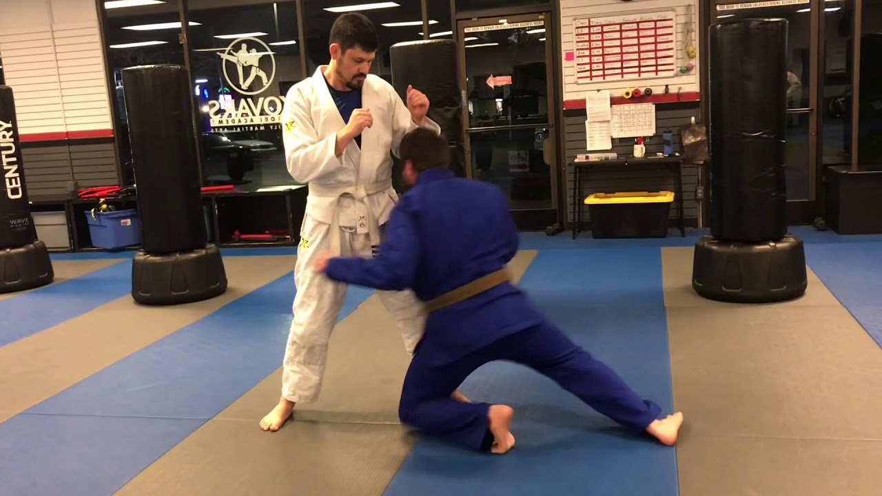 Outside Leg Reap Takedown - YouTube