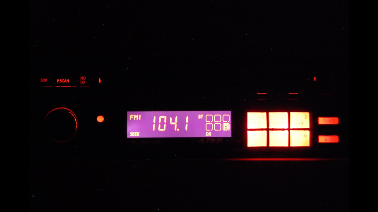 Vintage Alpine 7803 7803M AM/FM/CD car stereo #3 w/Bluetooth on AM band ...