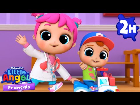 L’Ambulance - J’ai un gros bobo | Comptines avec Bébé Louis | Little Angel Français