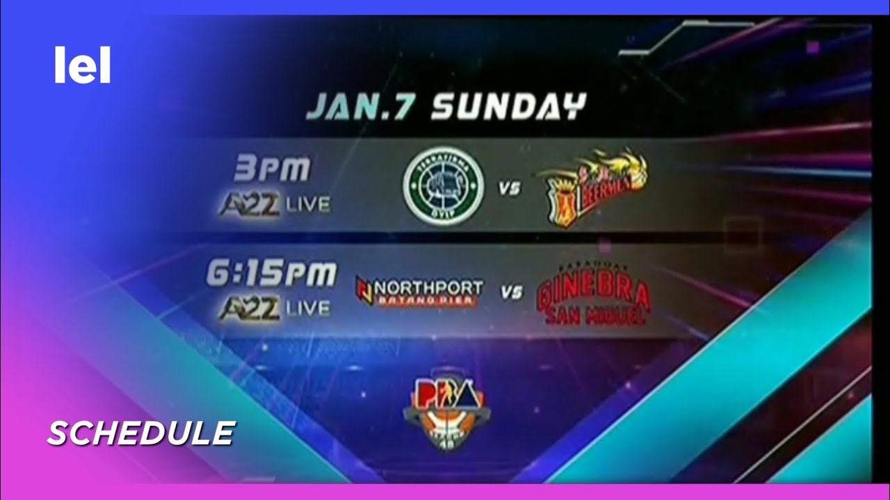 A2Z - PBA S48 Commissioner's Cup games on January 7 promo [06-JAN-24 ...
