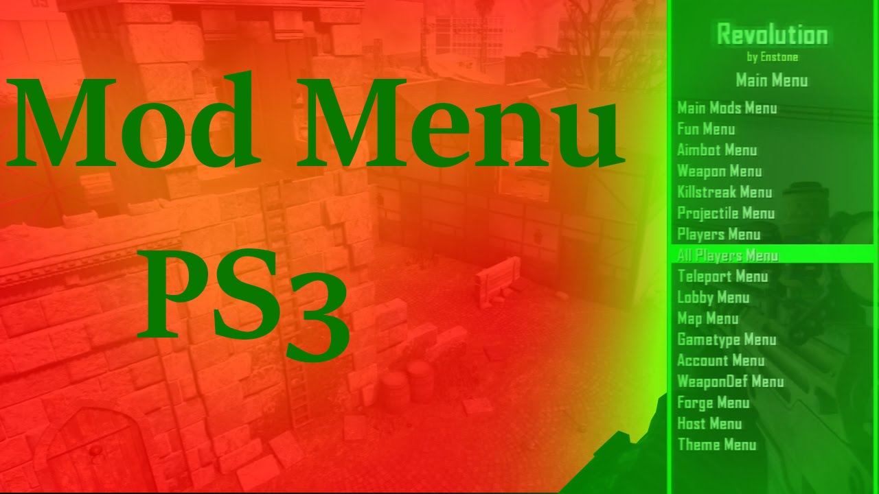 BO2 Mod Menu PS3 PSN - SwiftCanMod//xXRebug_ModzXx - YouTube