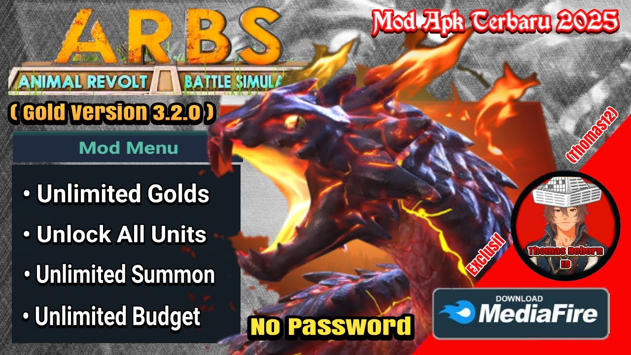 Animal Revolt Battle Simulator Mod Menu 3.2.0 Version 21 Mar 2025 - YouTube