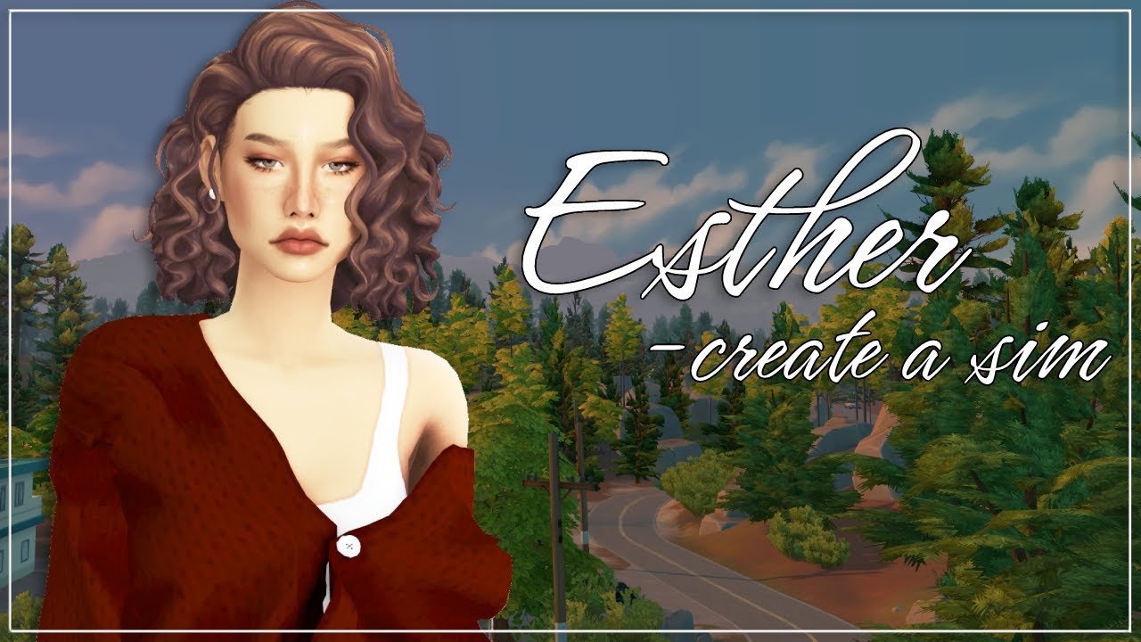 The Sims 4 - fall inspired create a sim + cc list - YouTube