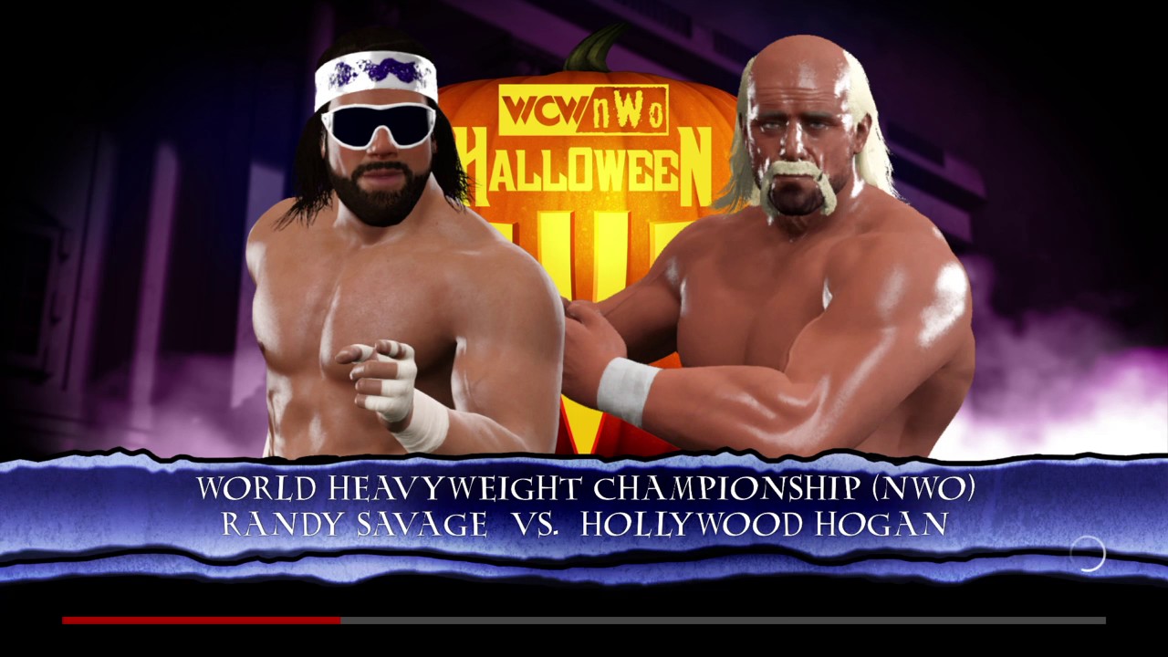 WWE 2K17 Hollywood Hulk Hogan VS Randy Savage In A Ladder Match For NWO ...