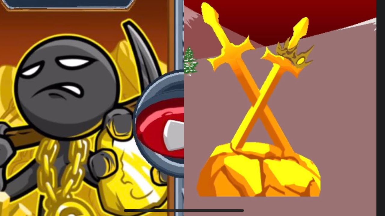 Insane Tournament Combos: Miner Avatar & Gold Sword Statue | Stick War ...