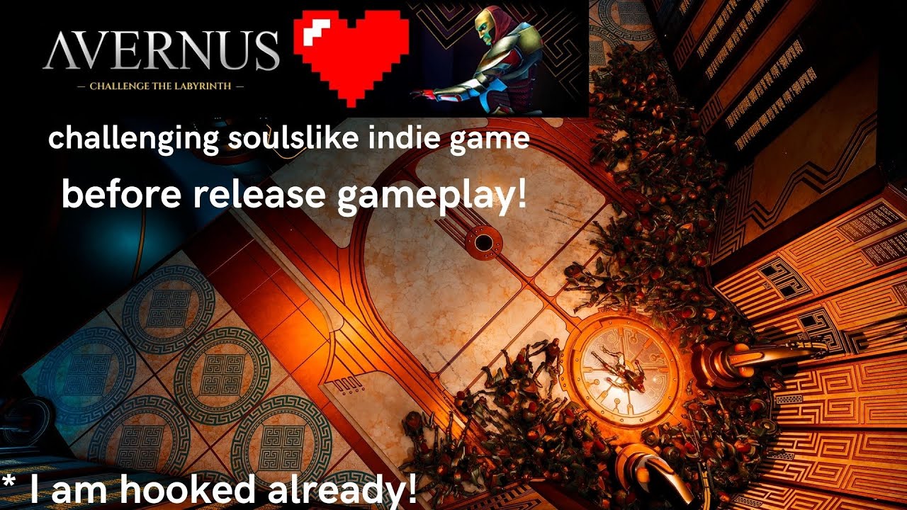 Avernus - Your Next Favorite Challenging Labyrinth Souls like! Before Release Gameplay - YouTube