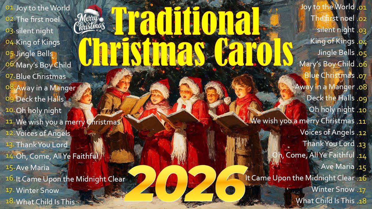 Traditional Christmas Carols 🎶 Peaceful Choir & Orchestral Music🎄 ...