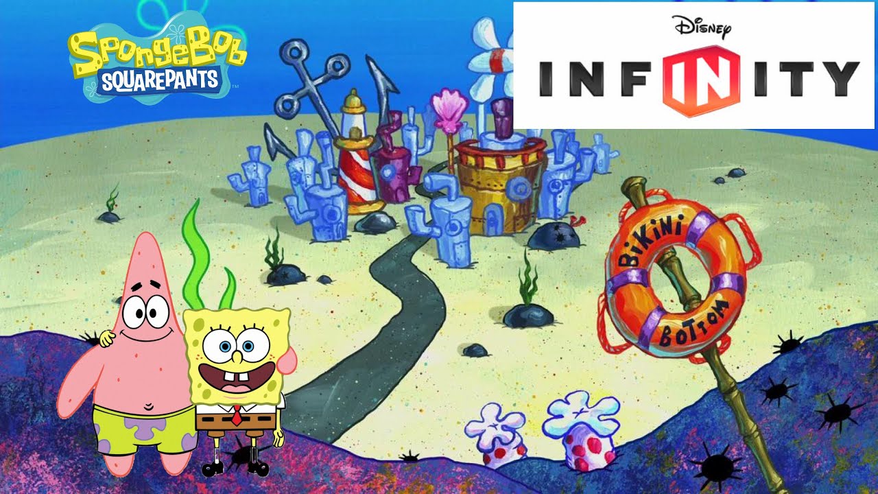 Bikini Bottom From SpongeBob in Disney infinity - YouTube