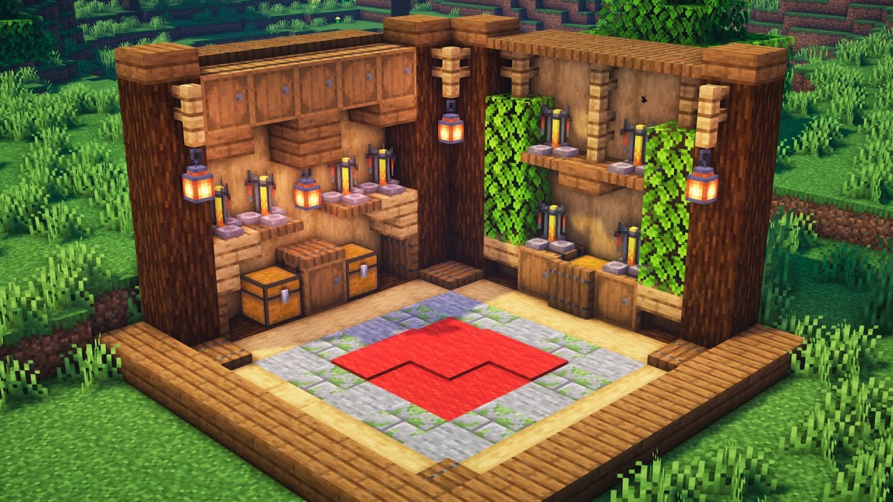Small Simple And Beautiful Potion Making Room with Chests in Minecraft ...