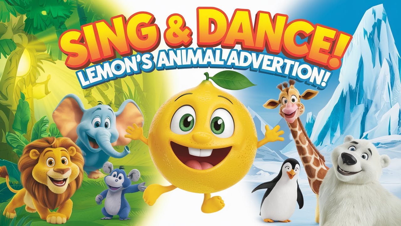 Lemon’s Animal Adventure! 🦁 Fun Kids Song & Dance | Learn About Animals ...