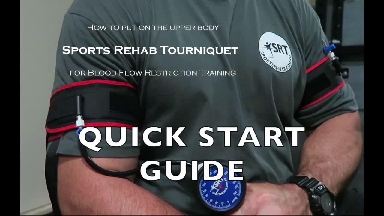 SRT Blood Flow Restriction Cuff - Quick Guide on how to put it on ...
