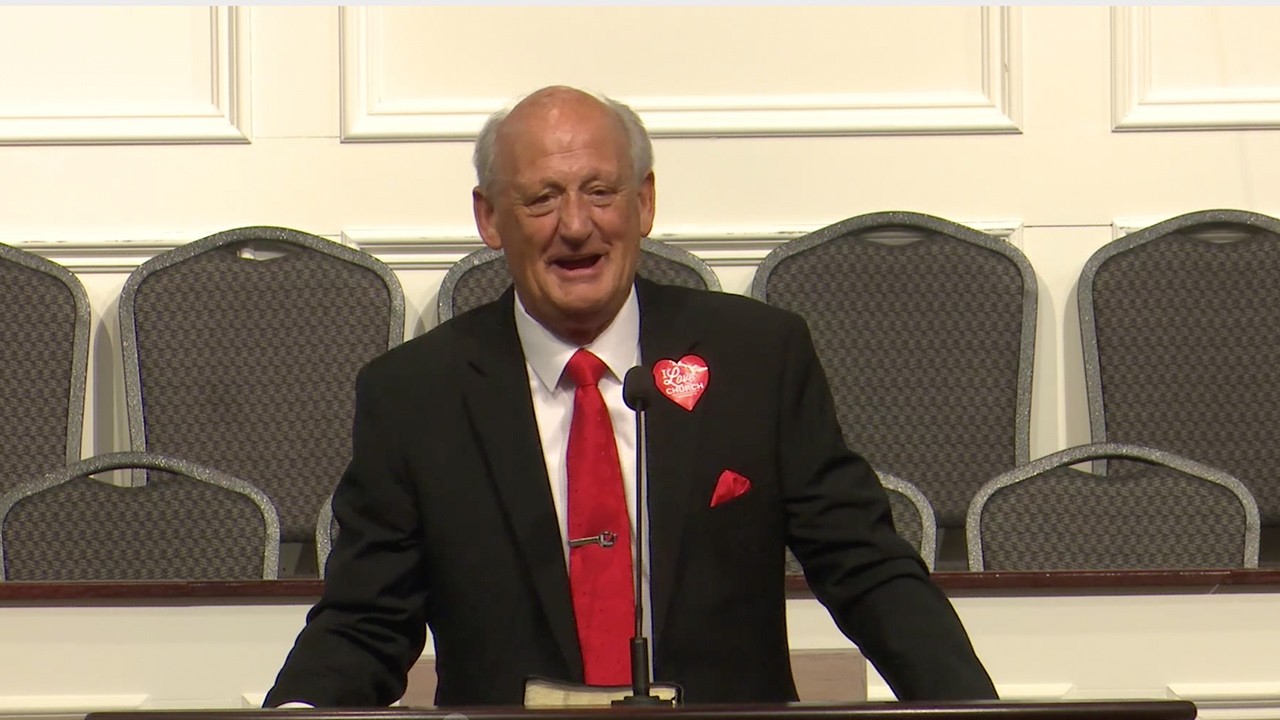 Dr. Jack Trieber preaching "Running Your Race in Vain" on February 15 ...