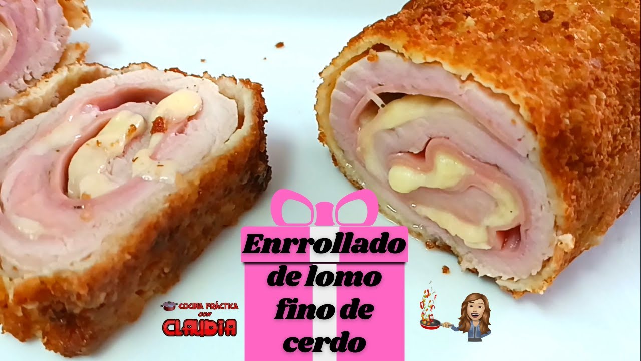 ENRROLLADO DE LOMO FINO DE CERDO (SOLOMILLO) - YouTube