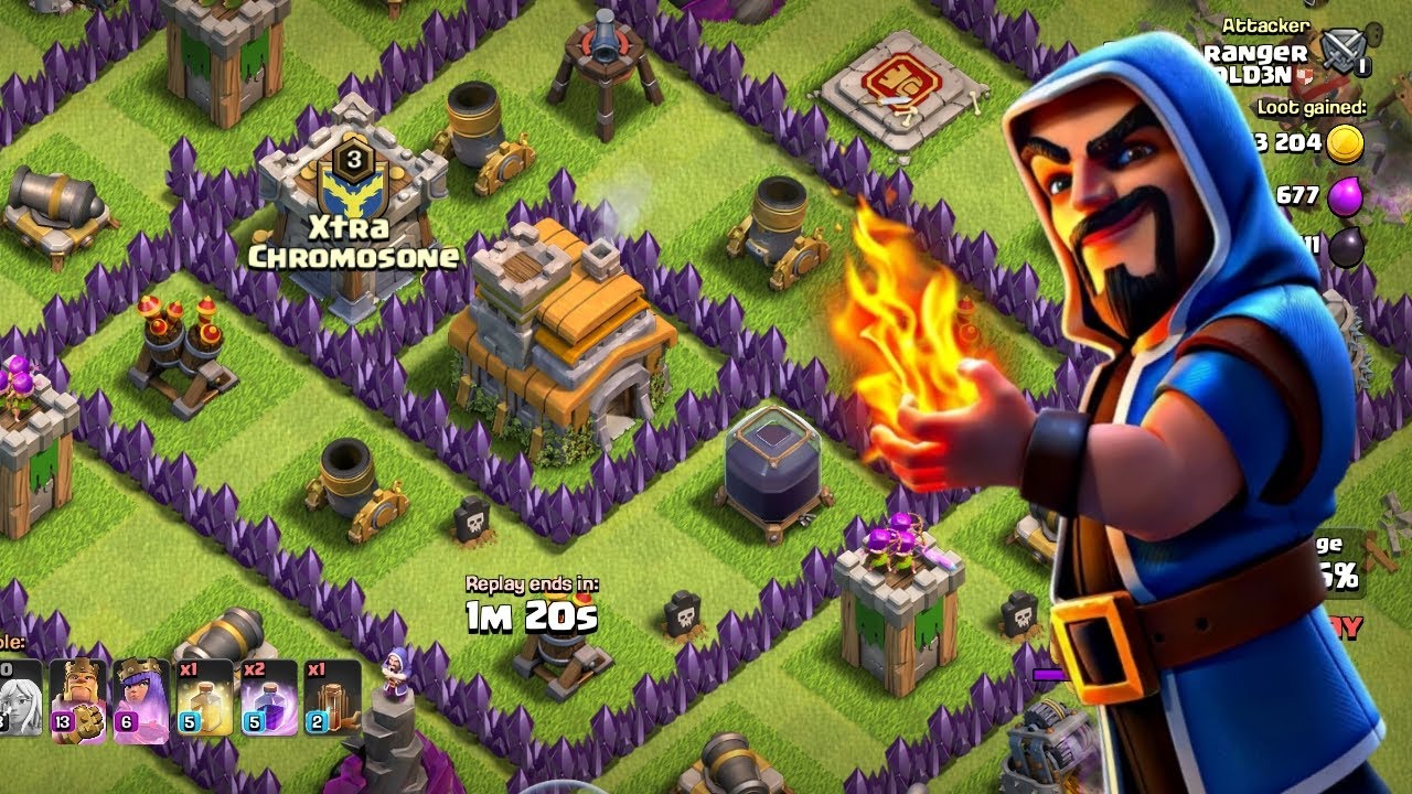 Wizard Attack| Grandala Gaming | Clash of clans - YouTube